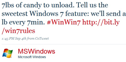 Microsoft Offering 7 Weeks of Prizes On Twitter to kick of Windows 7