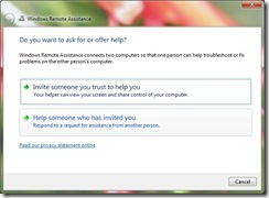 Remote Assistance in Windows 7: Lending a helping Hand is even easier