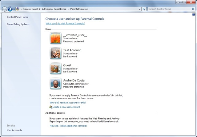 Utilizing Parental Controls in Windows 7