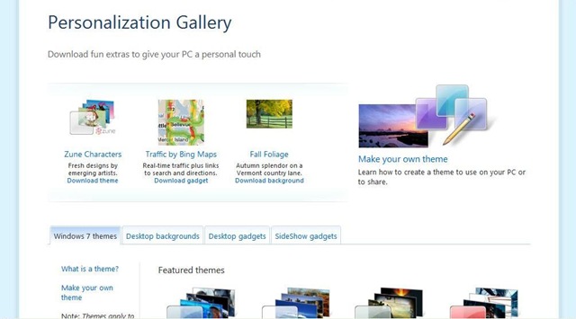 Making Windows 7 Your Own: Personalization and Themes