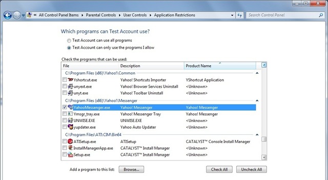Utilizing Parental Controls in Windows 7
