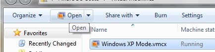 Using Windows Virtual PC with Windows XP Mode