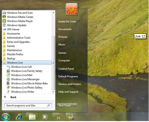 Extending Windows 7 with Windows Live