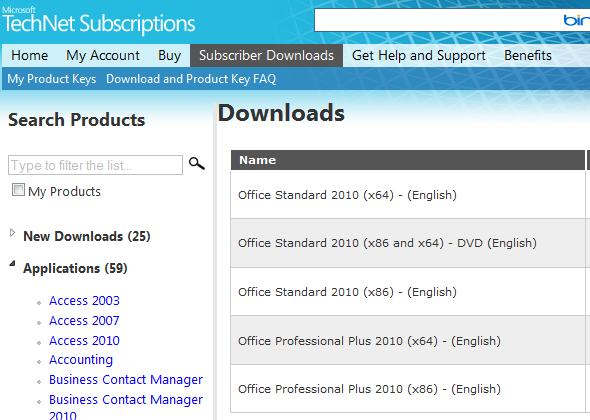 Microsoft Office 2010: What's In Each of the Suites