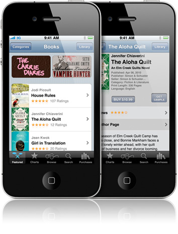 iBooks for iPhone, iPod Touch Announced
