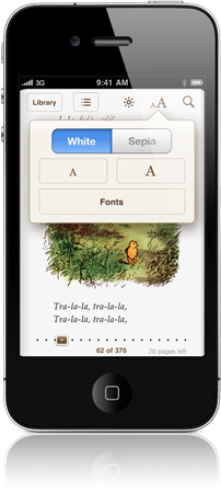 iBooks for iPhone, iPod Touch Announced