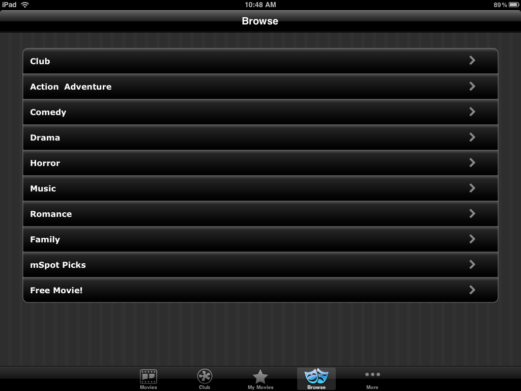 mSpot Movies: iPad App of the Week