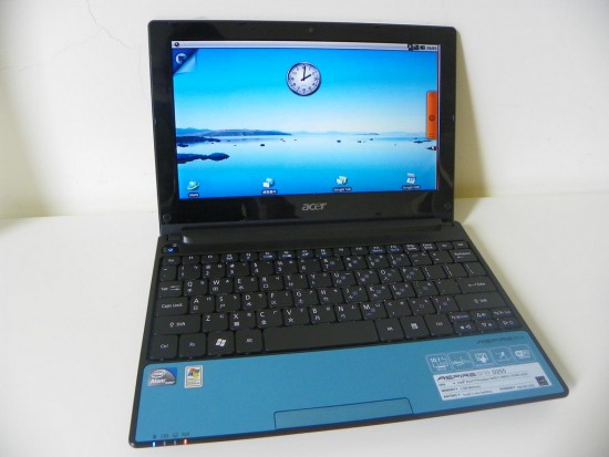 Acer Aspire One D255 With Android Unboxed on Video