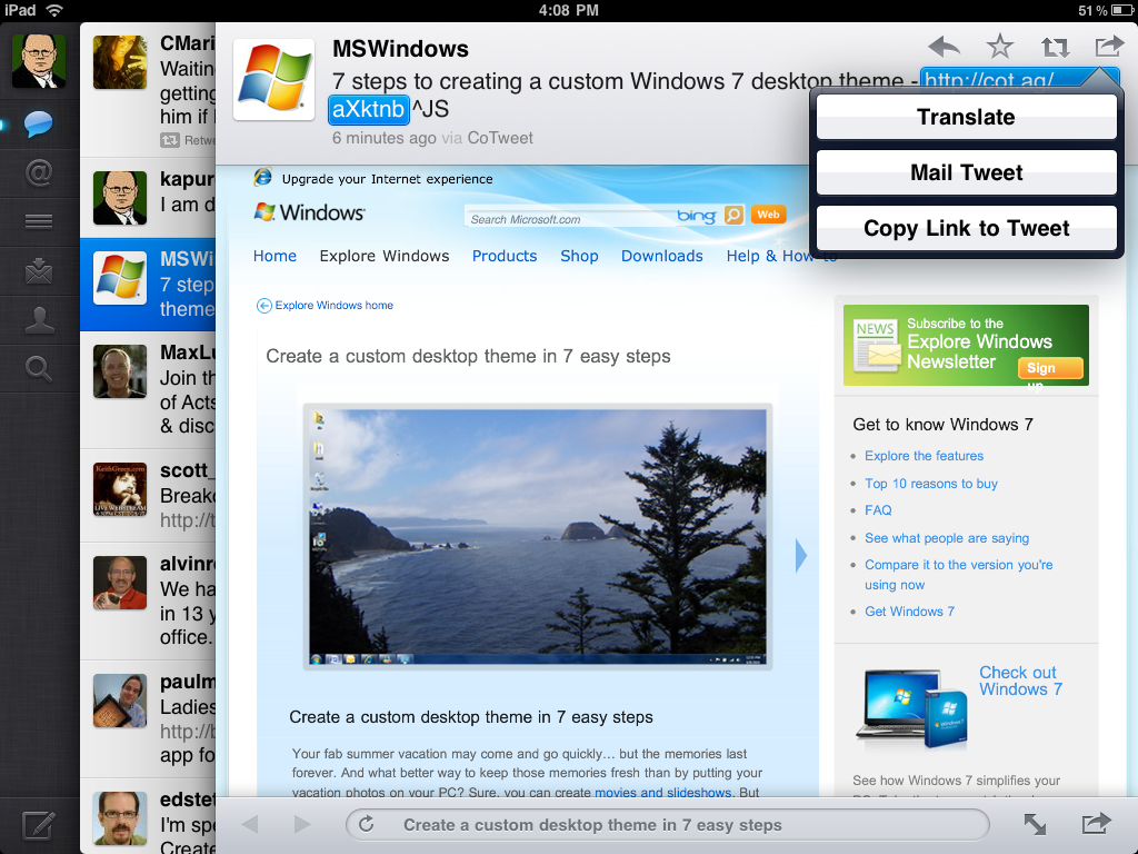 iPad App of the Week: Twitter