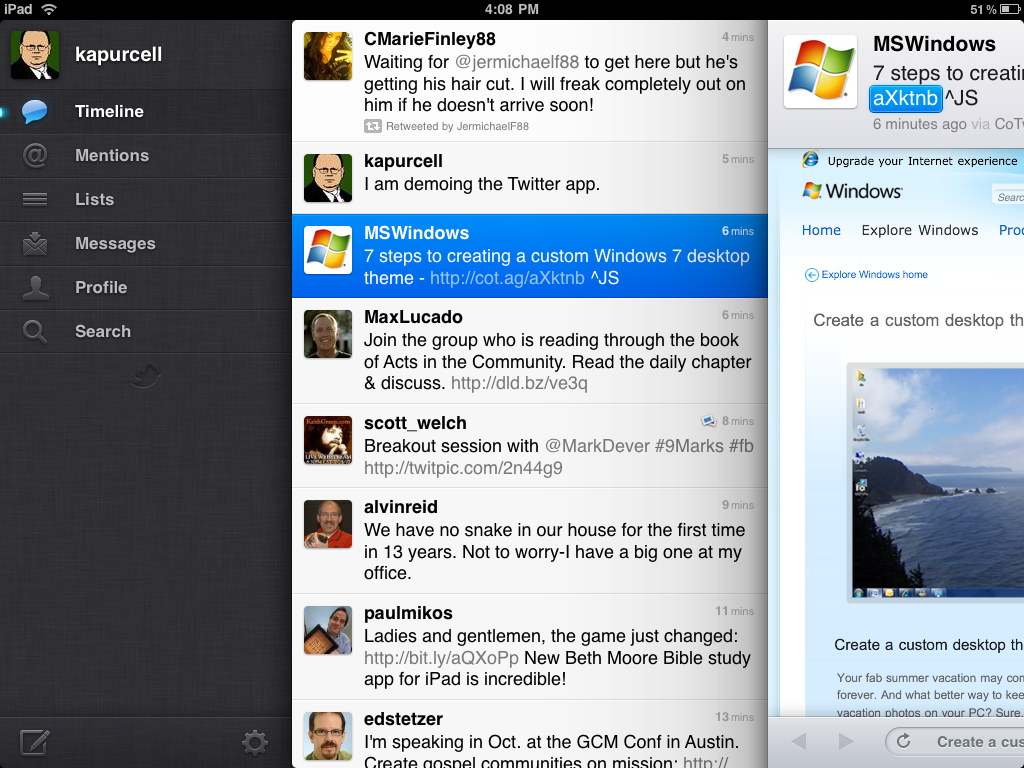 iPad App of the Week: Twitter