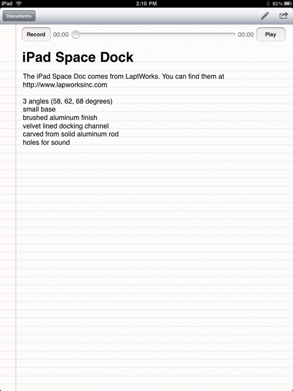 SoundNote: iPad App of the Week