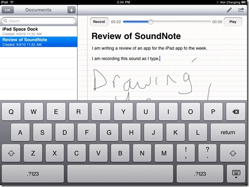 SoundNote: iPad App of the Week