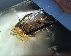 MacBook Battery Catches Fire